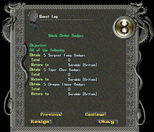 Quests - UOGuide, the Ultima Online Encyclopedia
