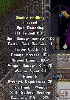 Shadow Artillery - UOGuide, the Ultima Online Encyclopedia